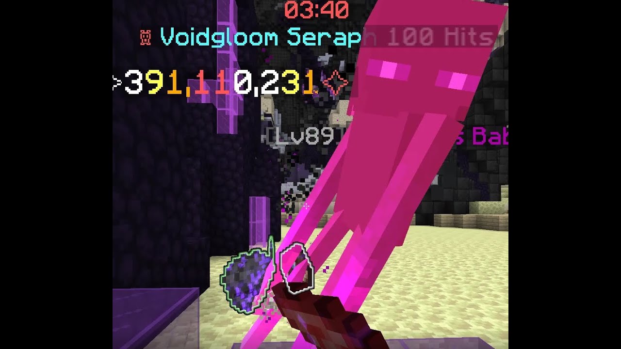 "t4 enderman is hard" (voidgloom seraph 1 shot) - YouTube