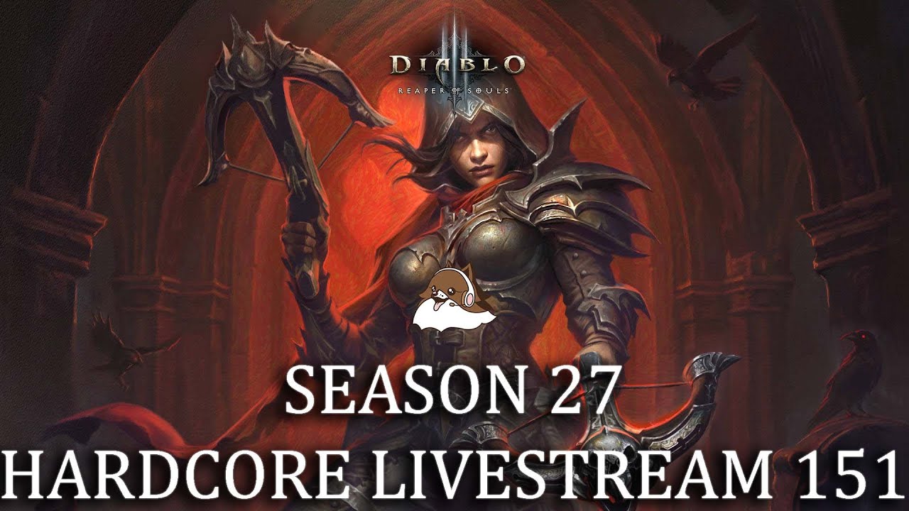 HARDCORE Season 27 Diablo 3 2K 1440P Ep 9 Live Stream 151 - YouTube