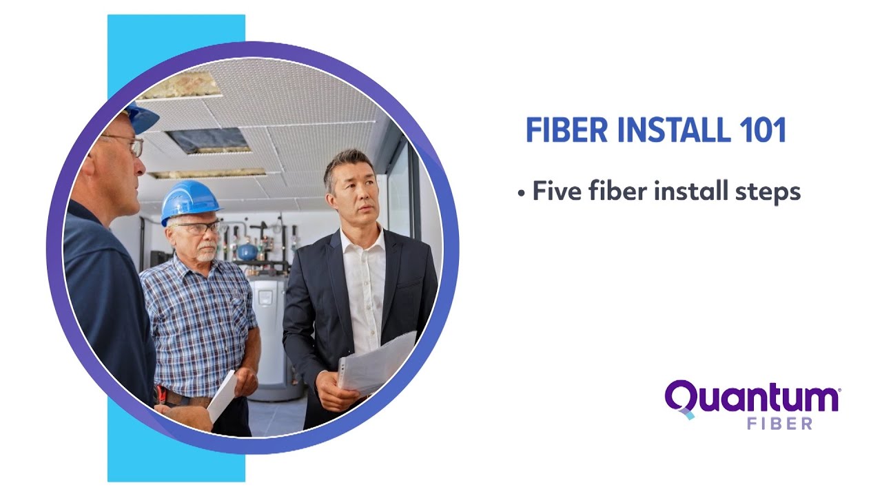 Fiber Install 101 for residential construction. - YouTube