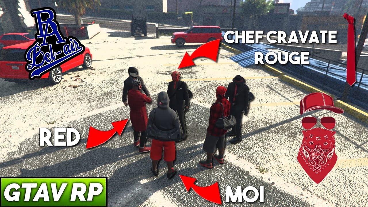 GTA 5 RP LASALLE #8 ! ON TAFF AVEC LES CRAVATES ROUGES (vraiment) ! BEL ...
