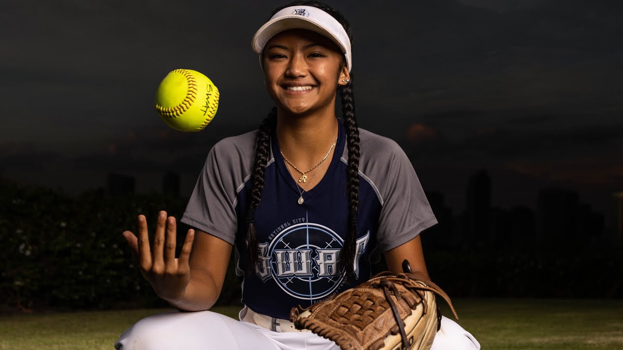 2023 Malia Delacruz 🥎 Softball Hitting Highlights - Pitcher, Shortstop, 2nd Base, Outfield - YouTube