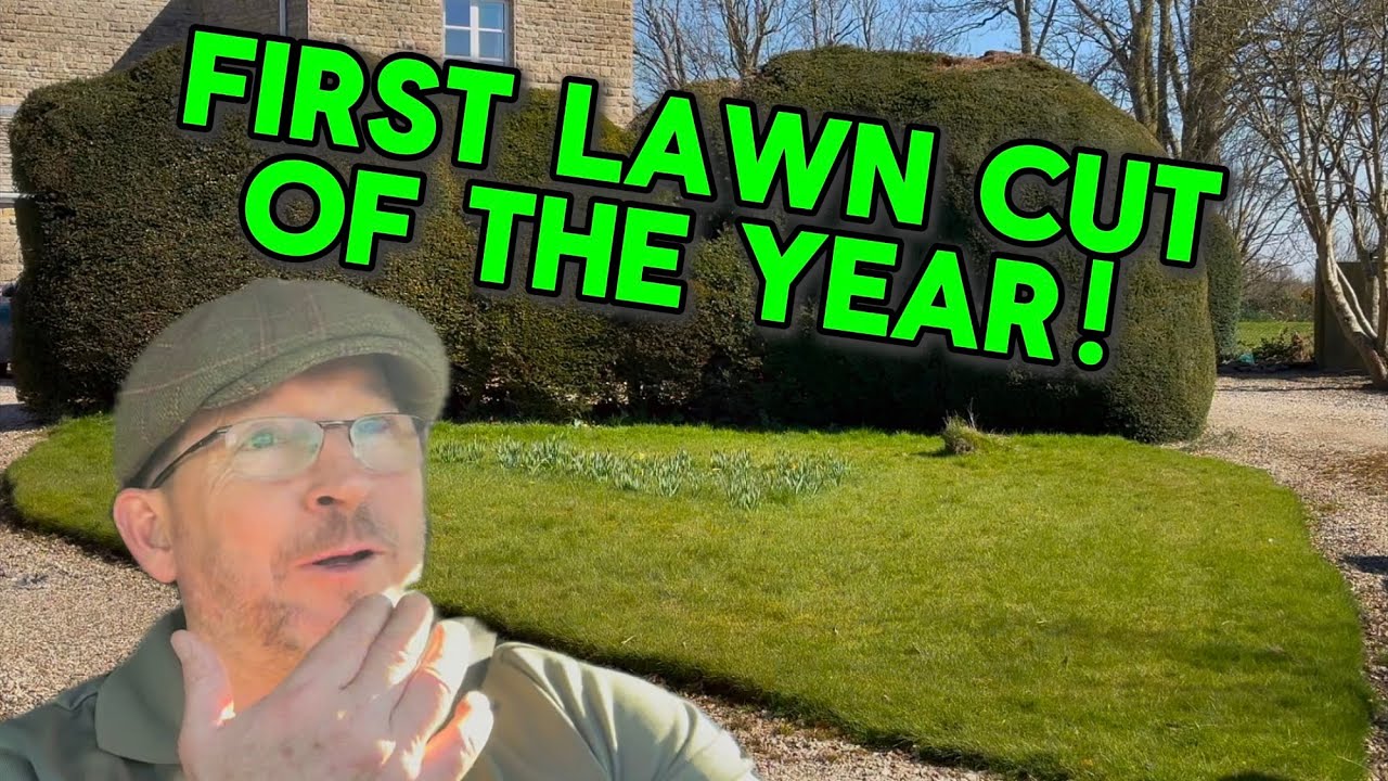 First grass cut of the year!!!! - YouTube