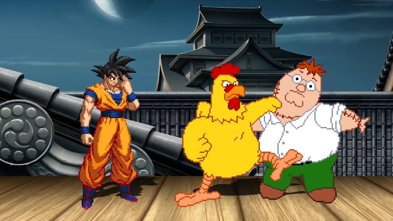 GOKU VS GIANT CHICKEN - HIGH LEVEL INSANE FIGHT! - YouTube