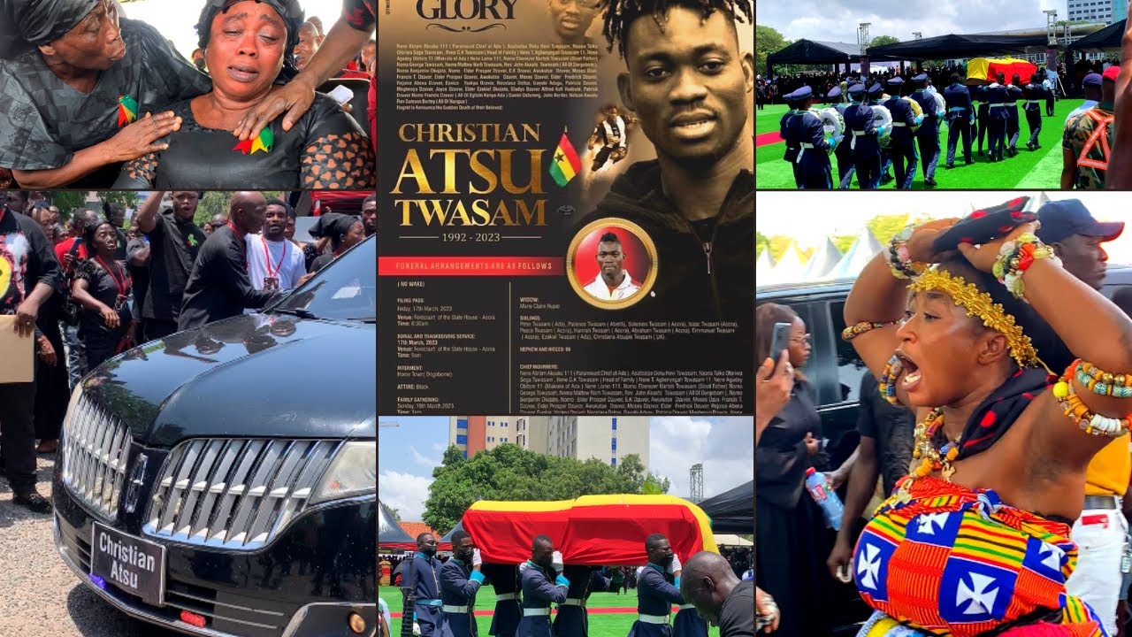 Sad 😢 : Christian Atsu’s Body Finally taken to the Cemetery for burial ...