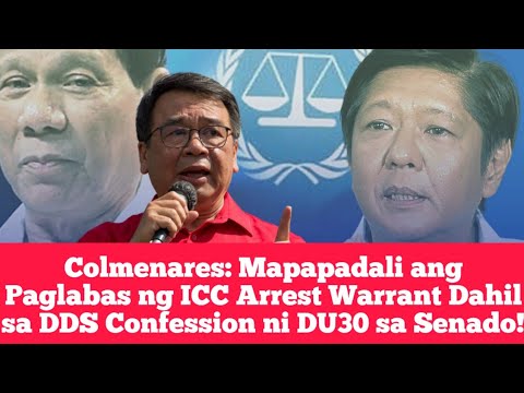 Colmenares: Mapapadali ang Paglabas ng ICC Arrest Warrant Dahil sa DDS ...