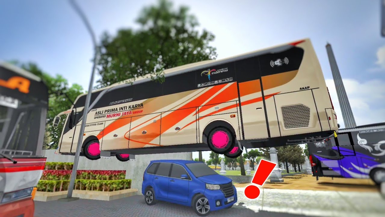 Bus Simulator Indonesia Funny Moments😂 || Meme BUSSID - YouTube
