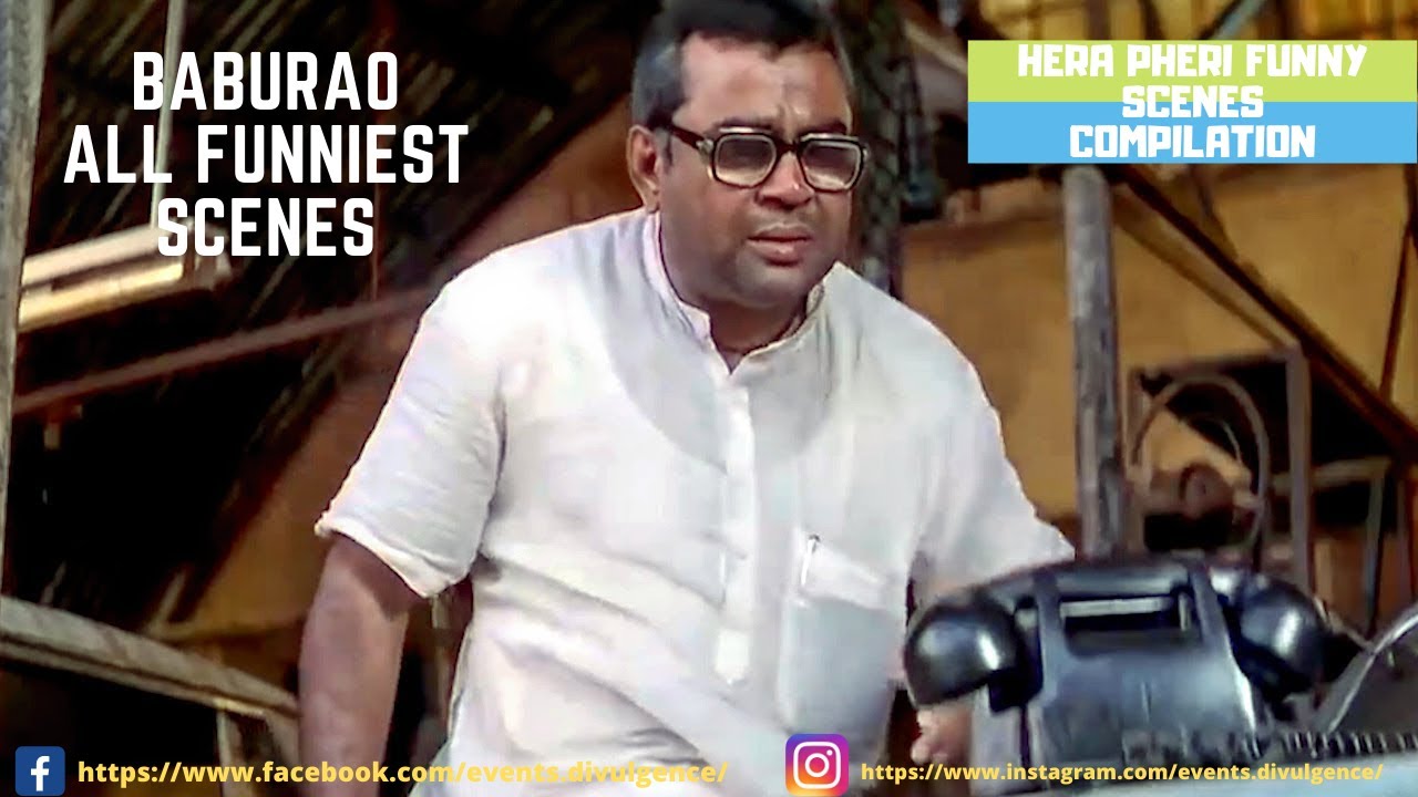 Baburao Comedy scenes | Hera Pheri Funny Scenes Compilation | Baburao ...