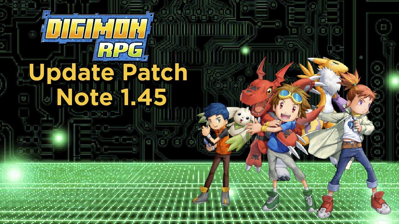 [NADRO] Digimon RPG 1.45 Patch Note - Nuevo Gacha - YouTube