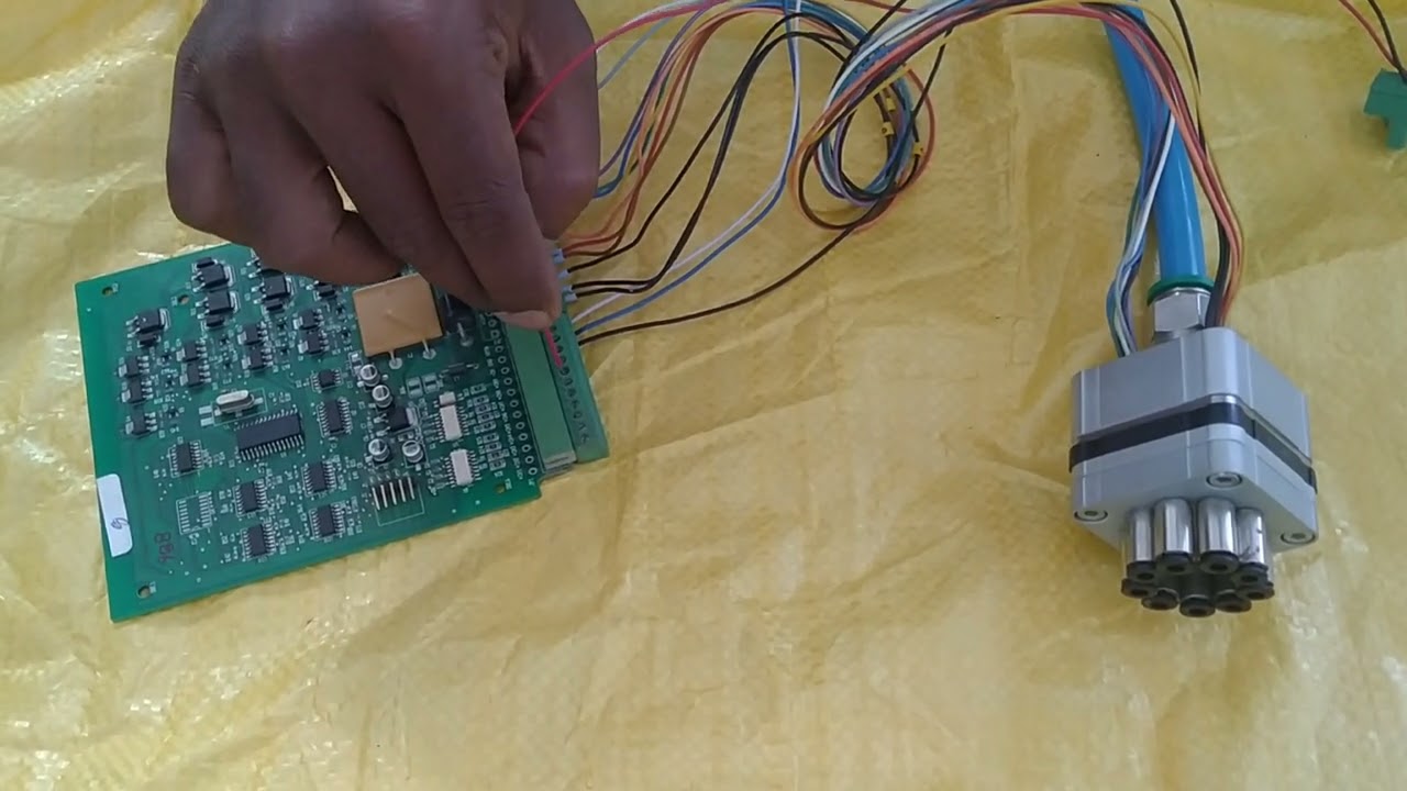 color Sorter ejector Valve Testing| color sorting Machine ejector ...