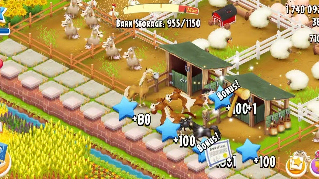 Hay Day / bonus! Mallet Land Deed game play level 68 - YouTube