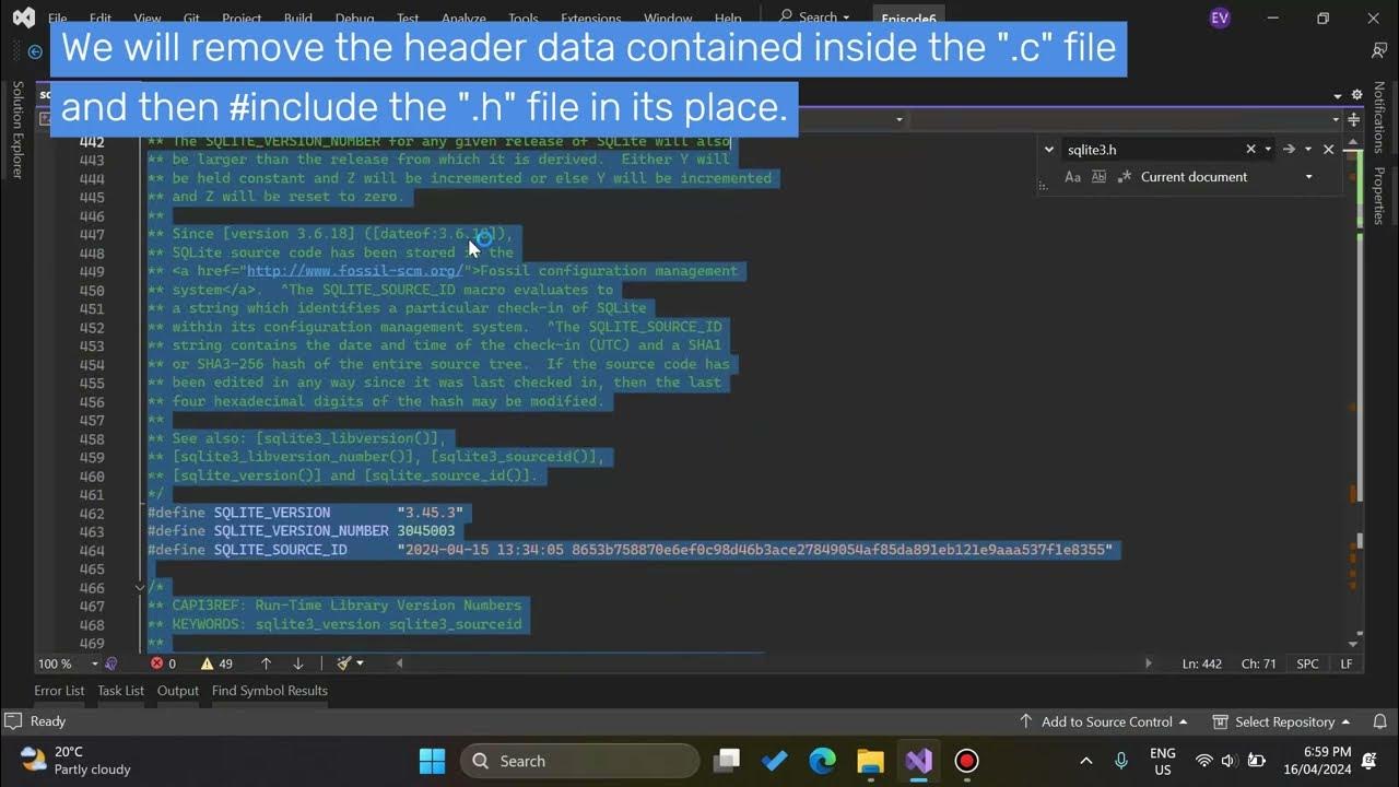 C Winrt Winui Episode 6 Sqlite Part I Youtube