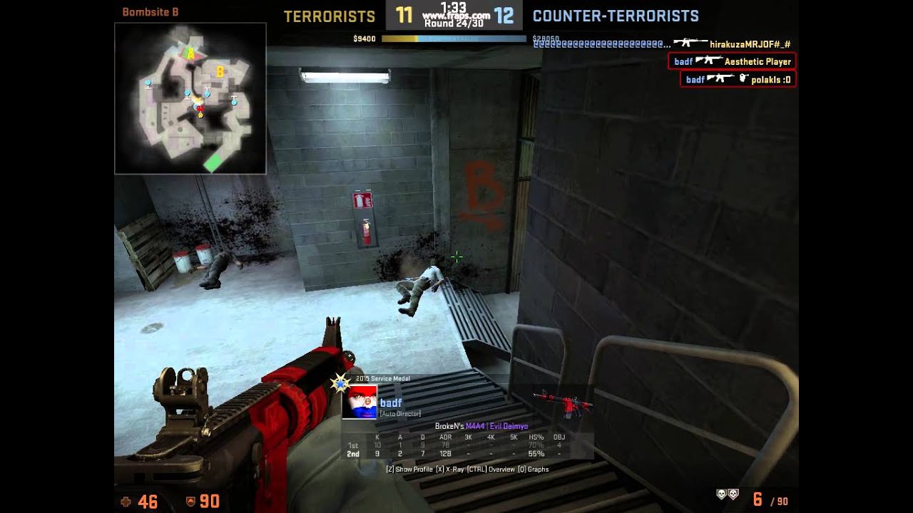 CS GO BADFACE 4k OVERPAS - YouTube