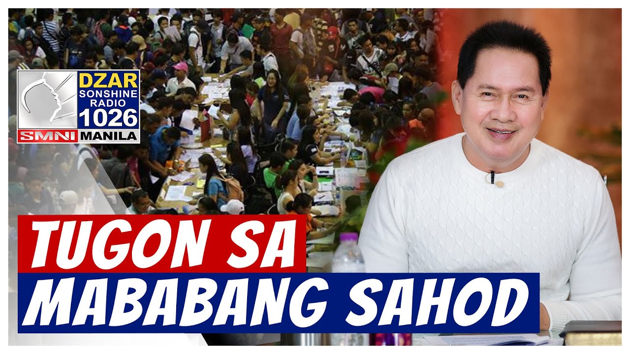 Pagtugon sa mababang sahod, inilatag ni Pastor ACQ | via Daniella ...