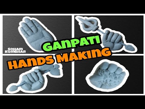 How to make Ganpati Hands - YouTube