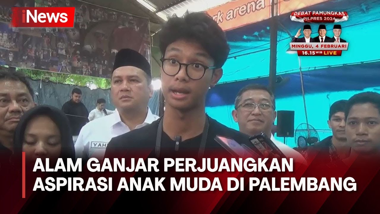 Berkunjung ke Palembang, Alam Ganjar Perjuangkan Aspirasi Anak Muda - YouTube