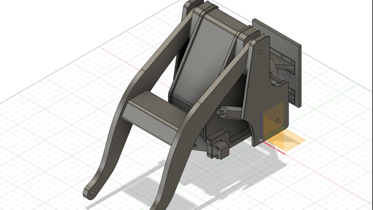 3D Printed RC Wheel Loader in Fusion 360 | Part 2 - YouTube