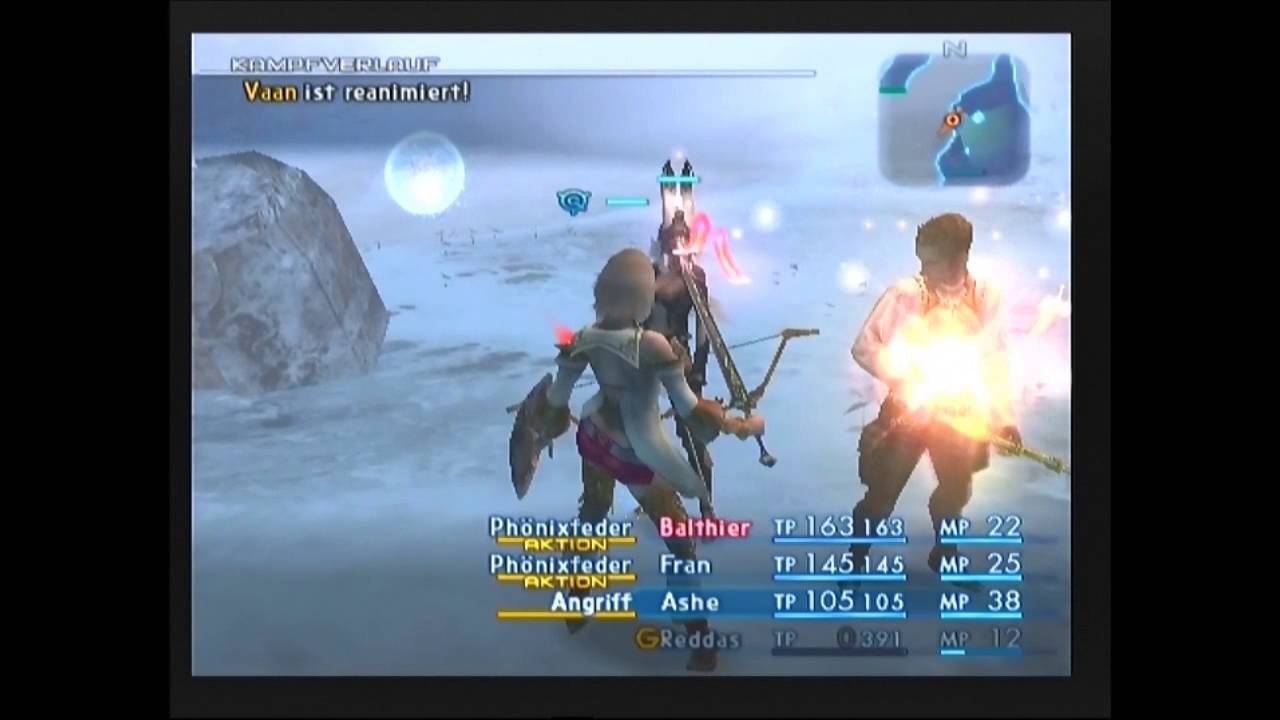 PS2 Final Fantasy XII NLBLLG - Leshach Entite (full battle) - YouTube