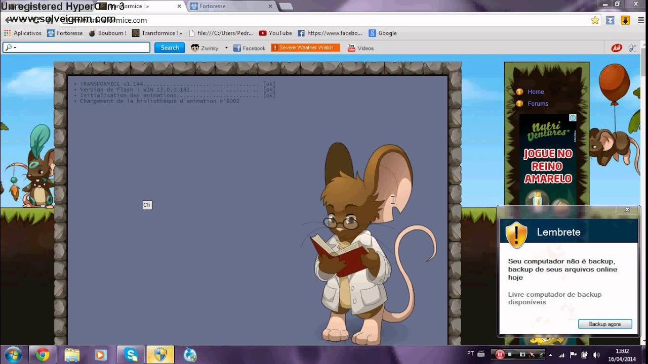 Como entrar no Transformice/Bouboum/Fortoresse - YouTube