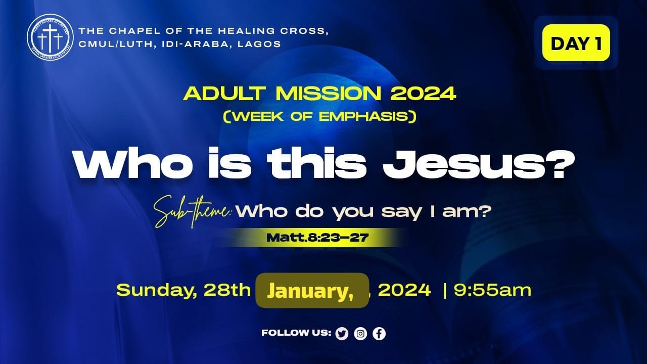 ADULT MISSION 2024 - WEEK OF EMPHASIS (SESSION 1) - YouTube