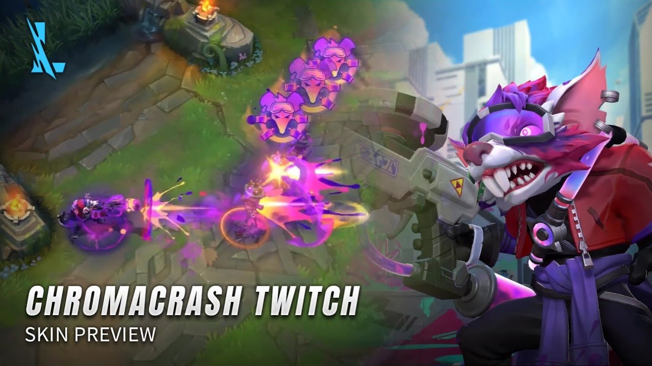 Chromacrash Twitch Skin Preview — League Of Legends Wild Rift - YouTube