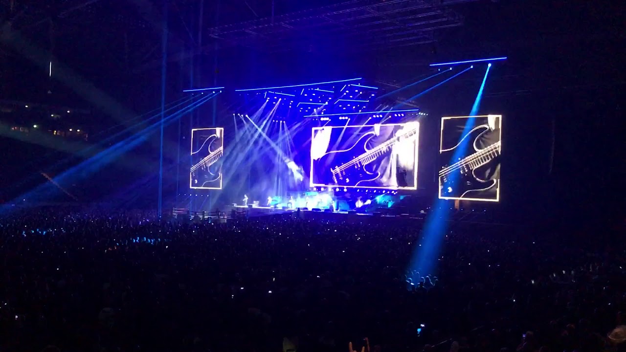 VOLBEAT at Friends Arena 2017 EVELYN with Amorphis singer at stage ...