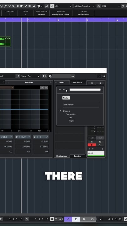 How To Add A Send Effect Channel in #cubase ! #cubasetutorial #youtubeshorts - YouTube