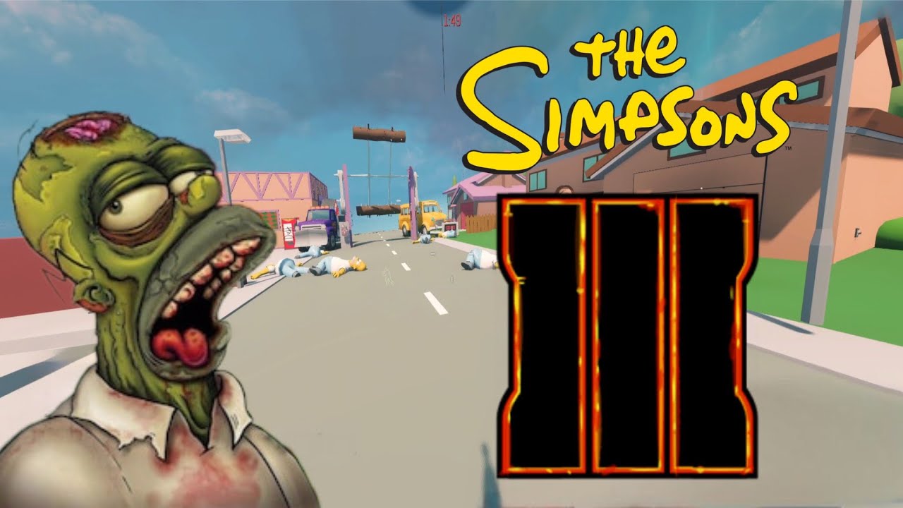 Simpsons Zombies | Modded BO3 Zombies - YouTube
