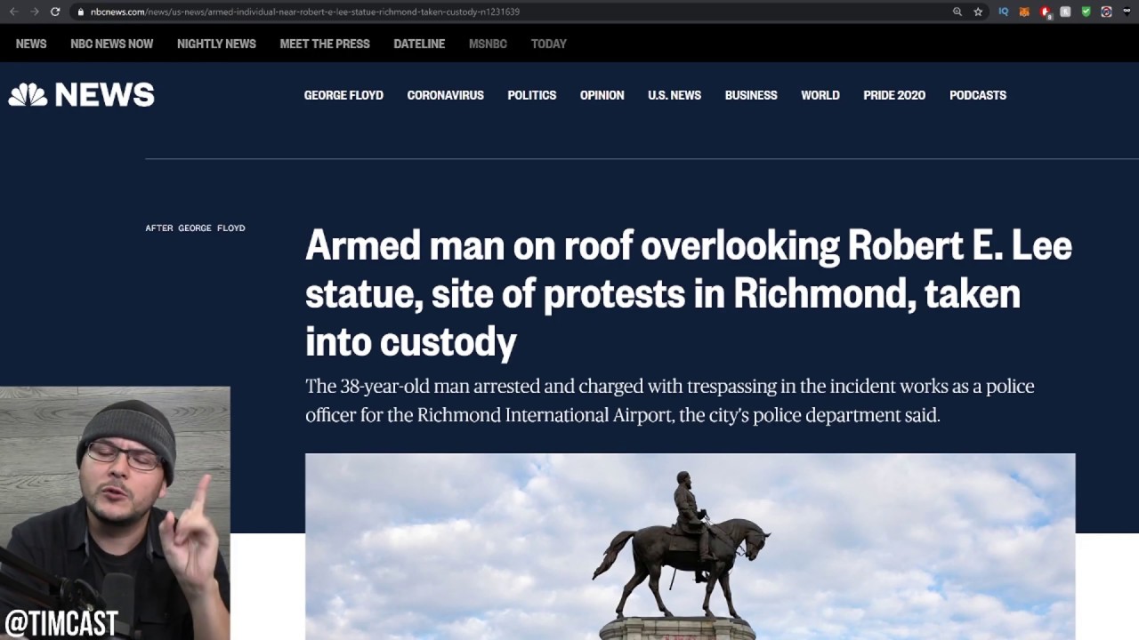Armed Men Are Taking To Rooftops To Defend Statues, Cops Arrest Armed ...