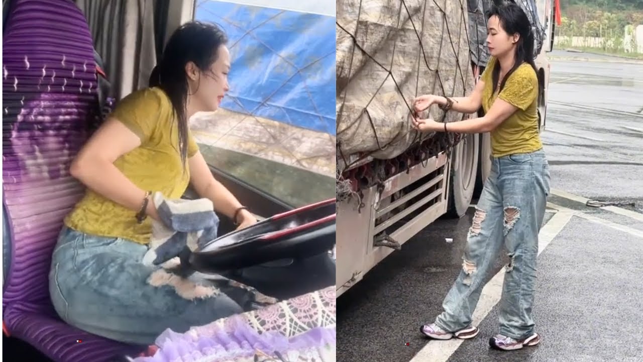 Life of a Chinese Female Truck Driver Trieu Dai Dinh Part 15 - YouTube