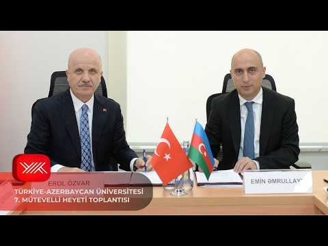 Yükseköğretim Kurulu Başkanı Prof. Dr. Erol Özvar, Bakü temasları kapsamında TRT Avaz’a konuştu