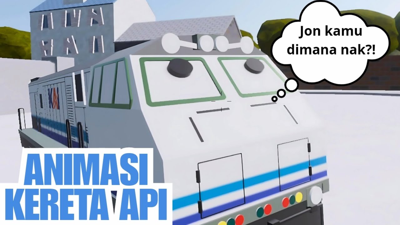 ANIMASI KERETA API - Di Suruh Mamak Part 2 (D'KAROKEIN) - YouTube