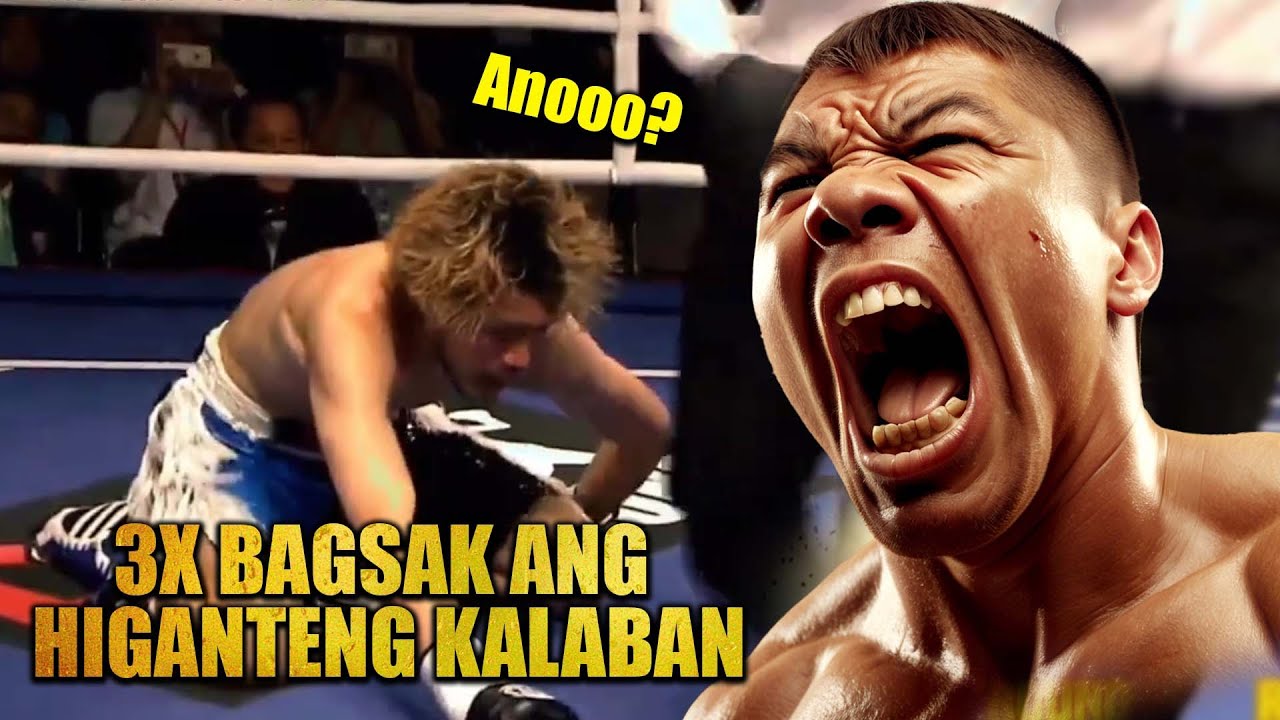 🥊ANG MALUPET NA PAGBAWI NG PINOY SA HIGANTENG JAPANESE | 3X BAGSAK ...