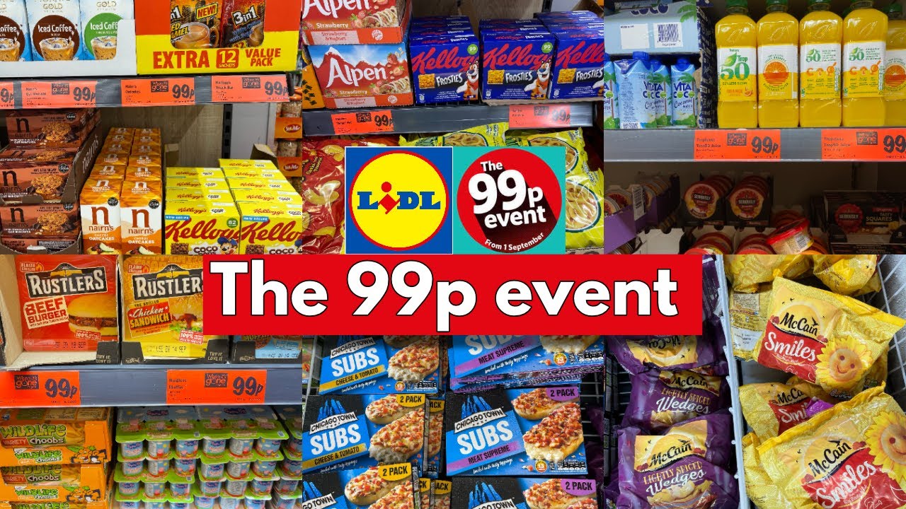 THE 99P EVENT AT LIDL FROM THURSDAY 01 SEPT 2022 | LIDL HAUL ...