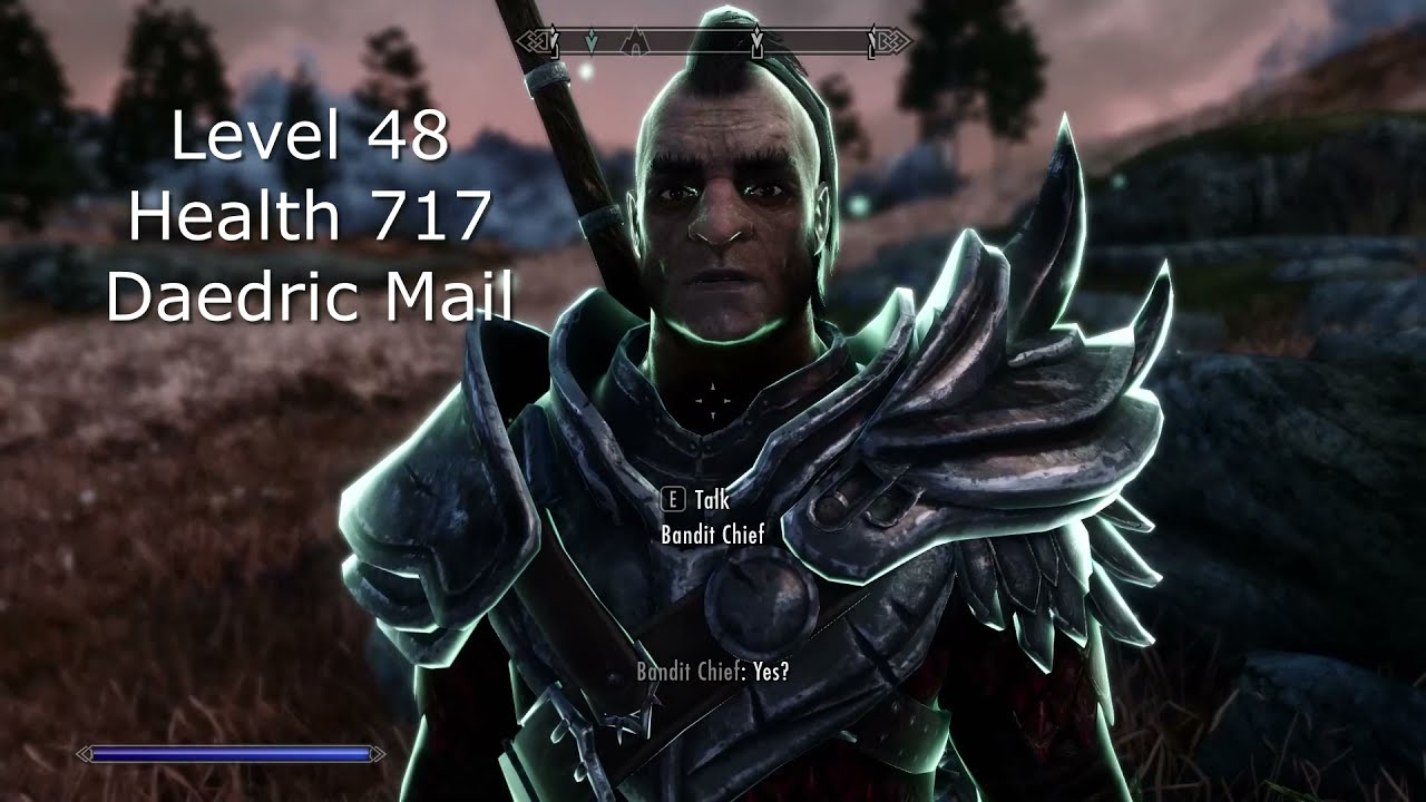 How Bandit Chief changed in Skyrim Anniversary Edition - YouTube