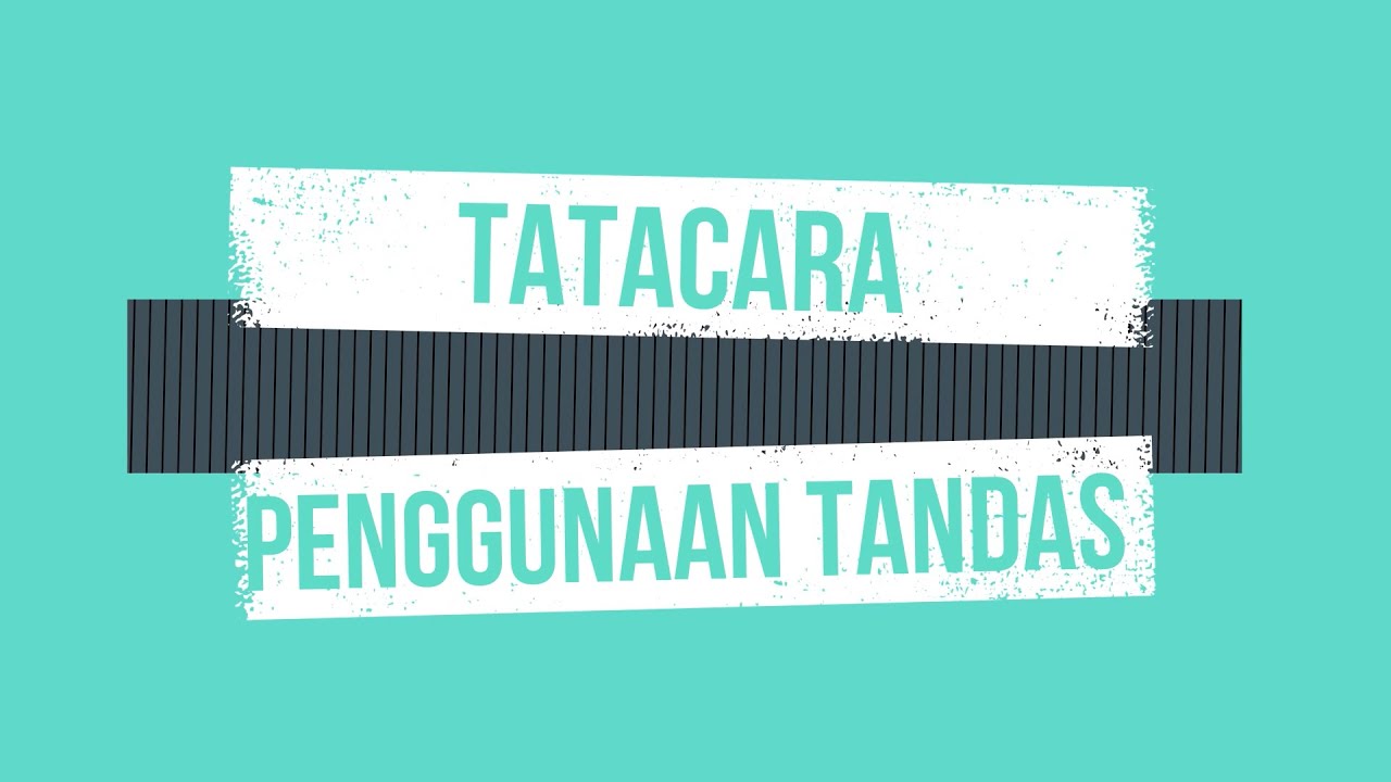 TATACARA PENGGUNAAN TANDAS - YouTube