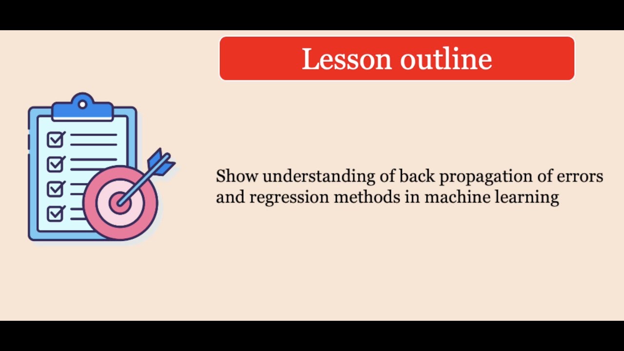 Year 13 Lesson 30 - Back propagation and regression - YouTube