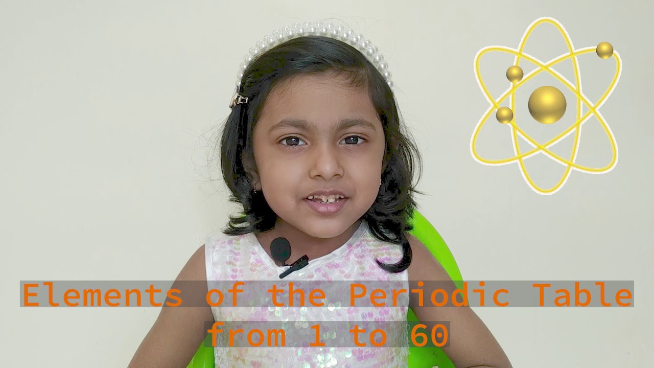 Little Girl Recites Elements Of The Periodic Table - YouTube