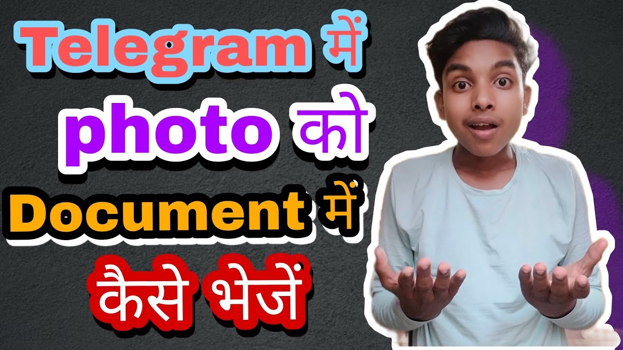 How To Send Photo In Document Through Telegram 😯|| #telegram - YouTube