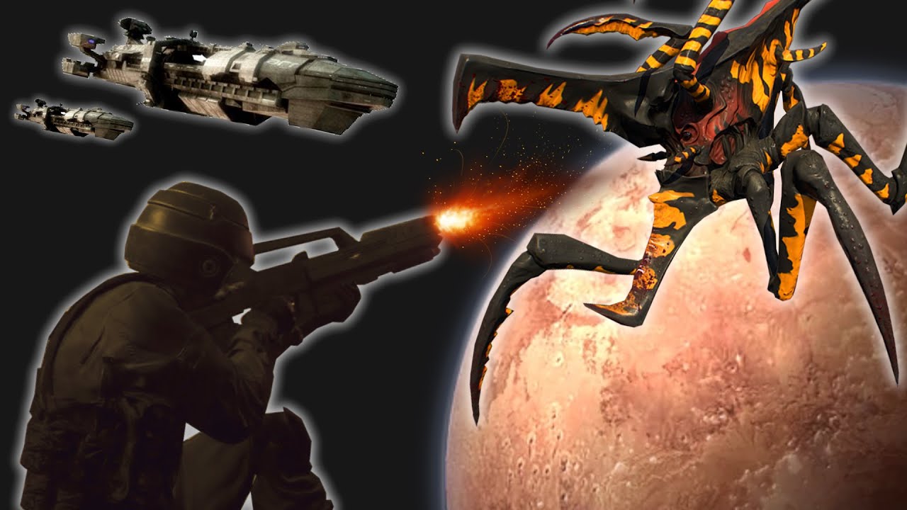 That time i've JOINED the SPACE MARINES (Squad: Starship Troopers mod ...