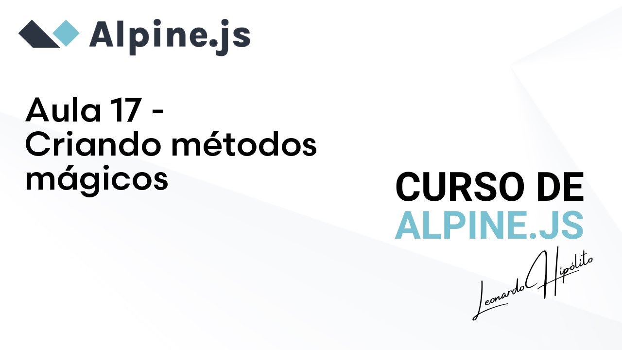 Curso de #Alpine.js - Aula 17 - YouTube