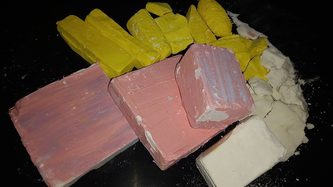 FULL CRUNCHY VID💖🤍💛GYM CHALK STICKS/FRESH CHALK+PAINTED🤍POWDERPLAY ...