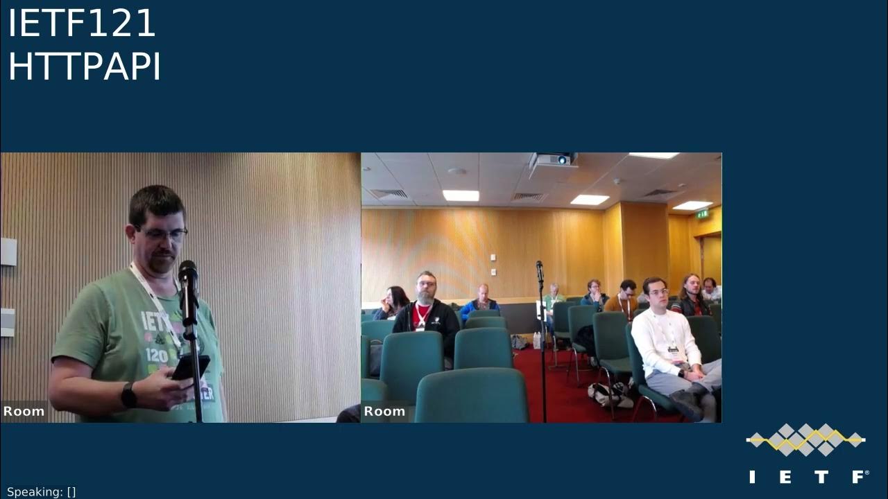 IETF 121: Building Blocks for HTTP APIs (HTTPAPI) 2024-11-06 13:00 - YouTube