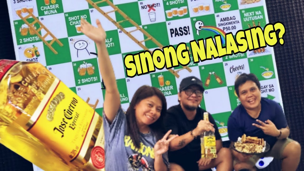 SHOT & LADDER GONE WRONG?! | Inuman Game Night with College Friends 🍻 ...