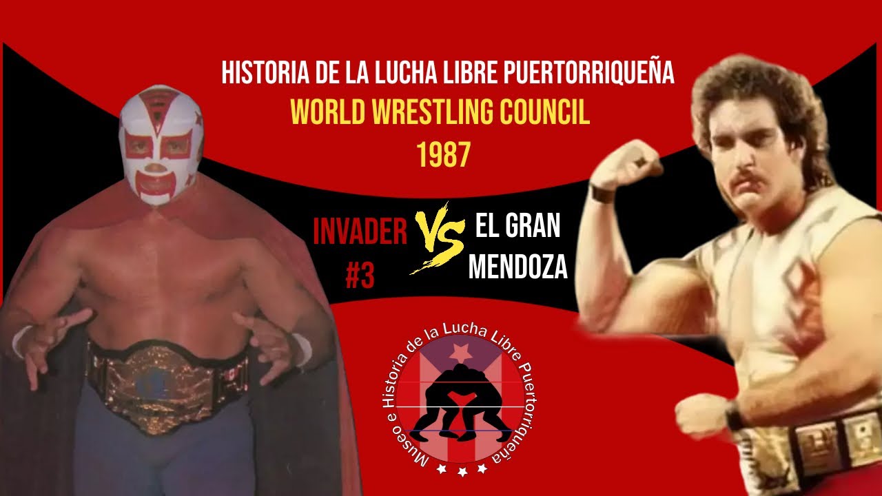 WWC 1987 El Invader #3 VS El Gran Mendoza - YouTube