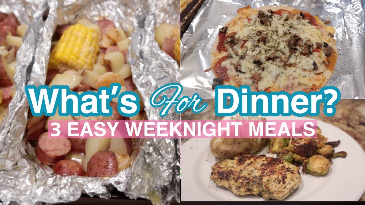 COOK WITH ME | EASY WEEKNIGHT MEALS | WHAT’S FOR DINNER - YouTube