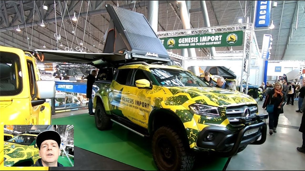 MERCEDES X CLASS EXPEDITION VEHICLE ROOF TOP TENT CAMPER GENESIS IMPORT ...