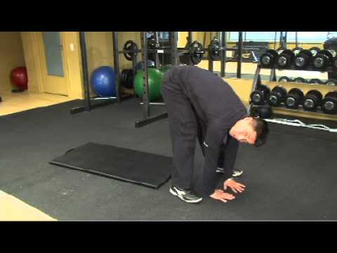 Deep Squat to Hamstring Stretch - YouTube