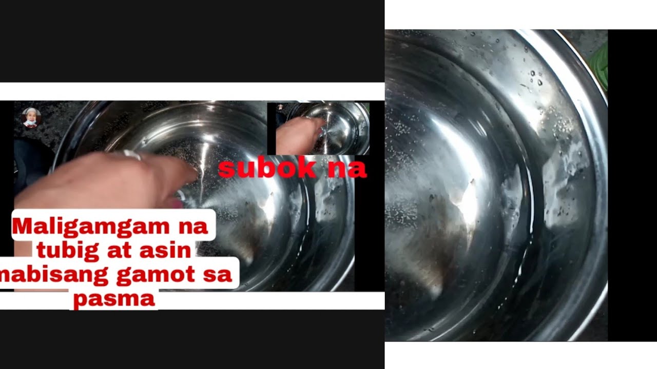 🍚BRINE 🍚maligamgam na tubig at asin gamot sa pasma #kakulot # ...