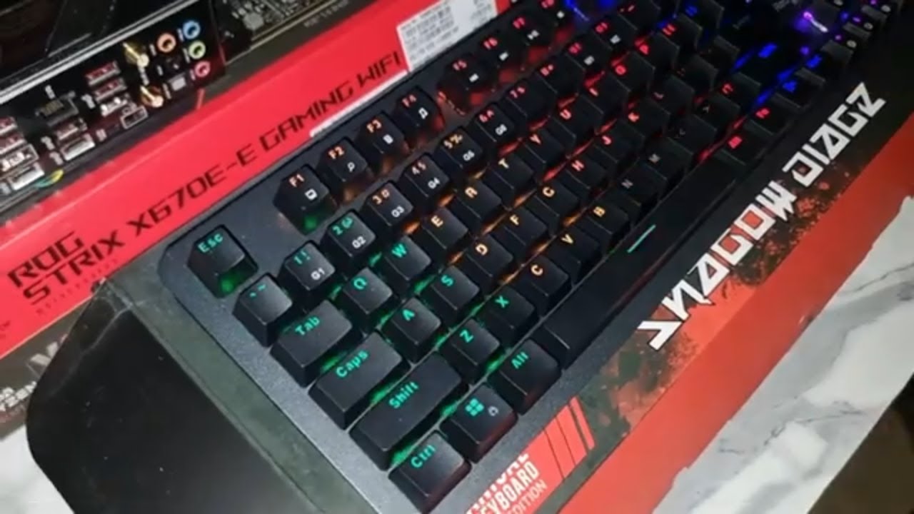 Redgear Shadow Blade Mechanical Keyboard with Drive Customization ...