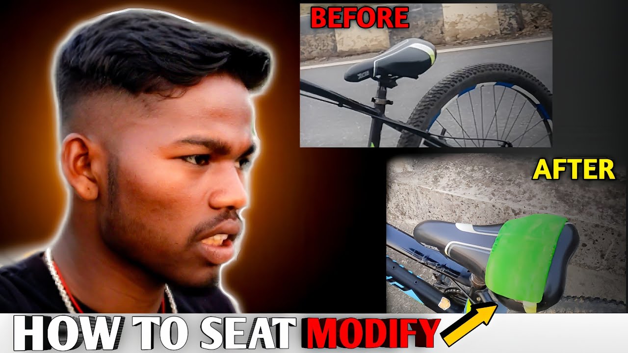 How to seat modification | Cycle seat modify | Aarus mtb - YouTube